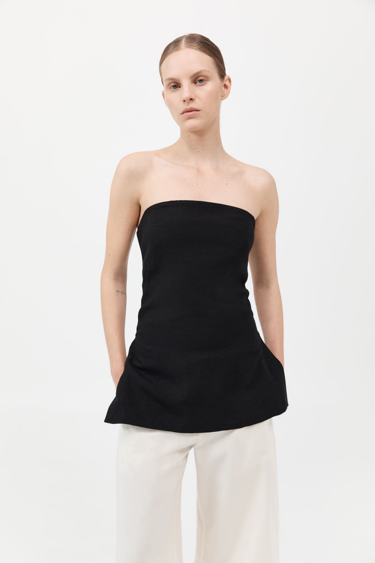 St. Agni | Column Tunic - Black